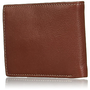 Timberland Men's Leather Passcase Security RFID Wallet, Brown, One Size