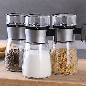 5g Push-type Salt Dispenser Kitchen Condiment Cuisine Pepper Shaker Spice Salt Sugar Bottle Jar Push Type Can Tin Seasoning