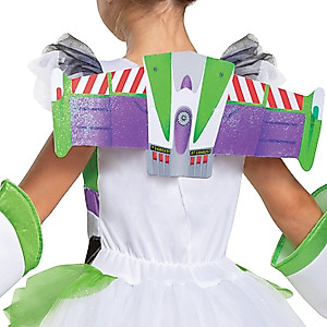 Buzz Tutu Deluxe Toy Story 4 Child Girls Costume, XS (3T-4T),White