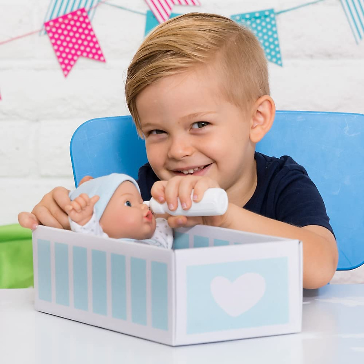 Adora Amazon Exclusive Sweet Babies Collection, 11” Soft and Cuddly Boy Baby Doll | Machine Washable, Birthday Gift For Ages 1+ - Baby Boy Peanut