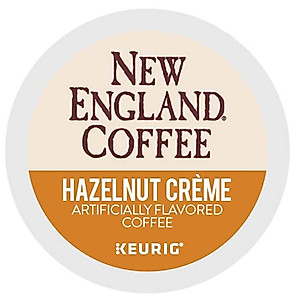 New England Coffee 0040 Hazelnut Cr?me K-Cup Pods, 24/Box