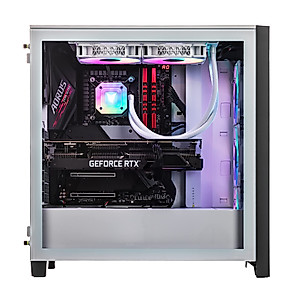 Velztorm Argentux Gaming Desktop PC (Intel i7-11700K 8-Core, 16GB DDR4, 1TB PCIe SSD + 2TB HDD (3.5), GeForce RTX 3070 8GB, 360mm AIO, RGB Fans, 750W PSU, AC WiFi, BT, Win10Home) VELZ0014