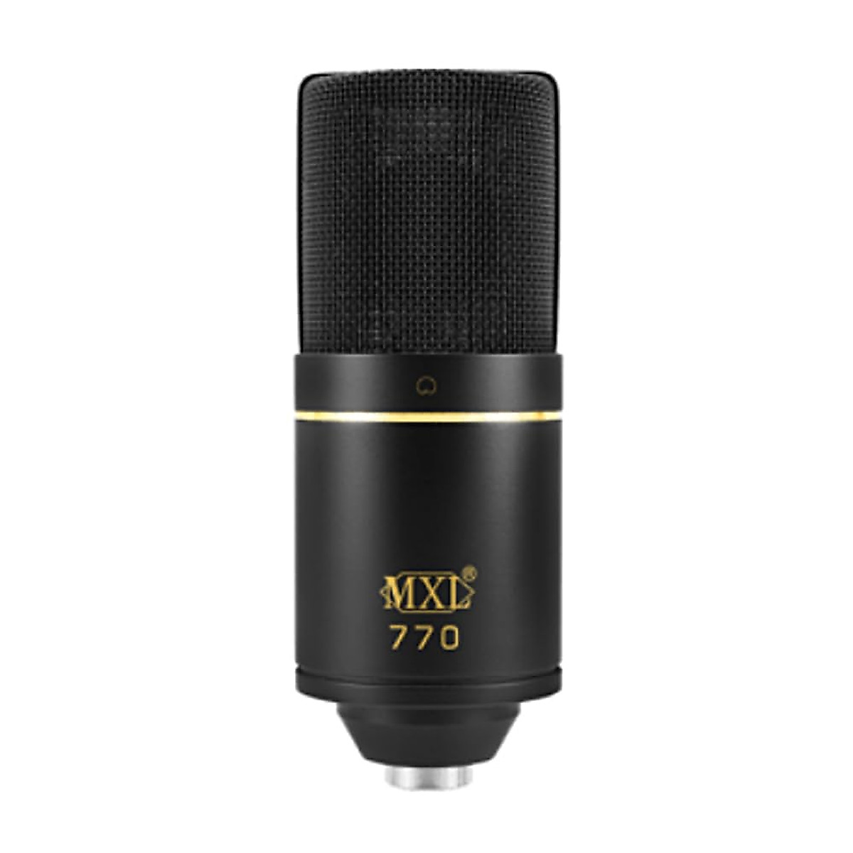 MXL 770 Condenser Microphone for Podcasting, Singing, Home Studio Recording, Gaming & Streaming | XLR | Large Diaphragm | Cardiod (Black)