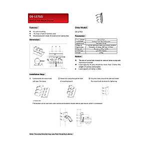 Real HD PM DS-1275ZJ LTB378 Pole Mount PM Universal Vertical Pole Mount Adapter for Most Hik Vision Wall Mounts Cameras PTZ