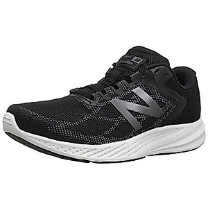 New Balance Women's 490 V6 Running Shoe, Black/Grey, 9 D US