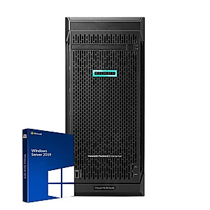 HP ProLiant ML110 Gen10 Tower Server Bundle with Intel Xeon Bronze 3204, 32GB DDR4, 8TB HDD, RAID, Windows Server 2019