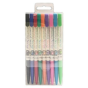 Xeno NEW 0.38mm Baby Mikey Character Slim Ball point Pen 9 Color Set