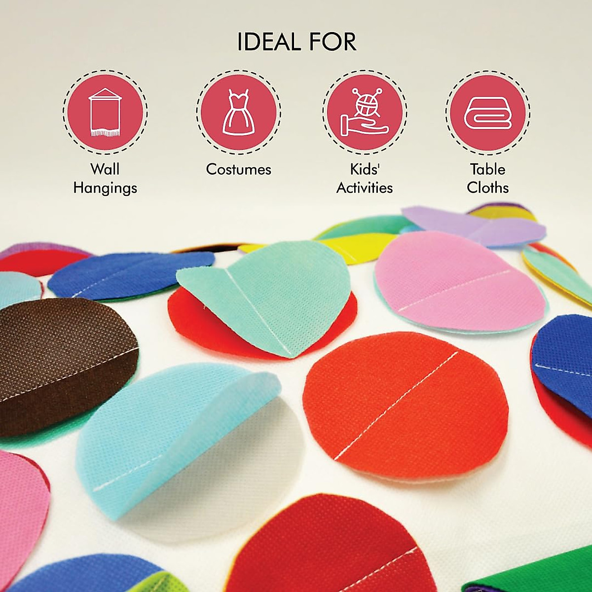 Fairfield OLY-Fun, Multi-Purpose Craft Fabric, Polypropylene Fabric for Sewing, Stenciling, Tying, and More, Craft Supplies, Orange Cursh, 10 Yard Bolt