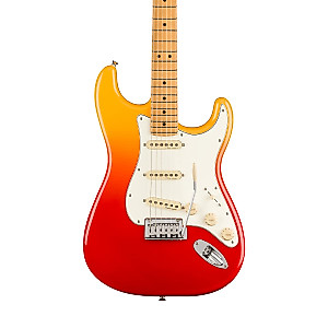 Fender Player Plus Stratocaster Electric Guitar, with 2-Year Warranty, Tequila Sunrise, Maple Fingerboard