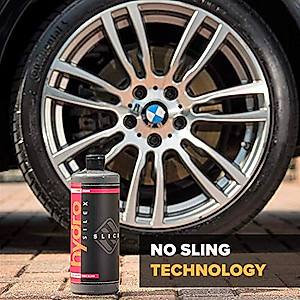 HydroSilex Car Tire Shine Gel and Conditioner. SIO2 Infused, No Sling Formula. Enhances Tires Color & Finish, Leaves Your Tires Looking Clean for Weeks. (16oz)