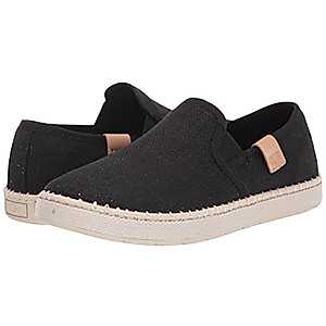 UGG Women's LUCIAH Sneaker, Black, 7.5