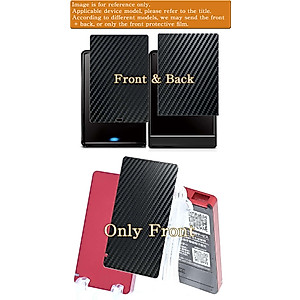 Vaxson 2-Pack Protector Film, compatible with Panasonic RP-SUD128P3 RP-SUD Black Sticker Skin [ Not Tempered Glass Screen Protectors ]