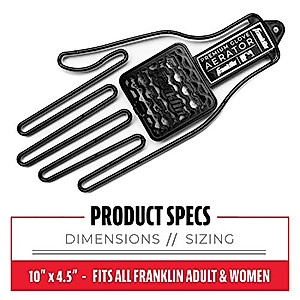 Franklin Sports Batting Glove Aerator Inserts - Dries Sweat + Eliminates Odor - Fits Baseball, Softball, Football, Golf + Work Gloves - Adult + Kids Size