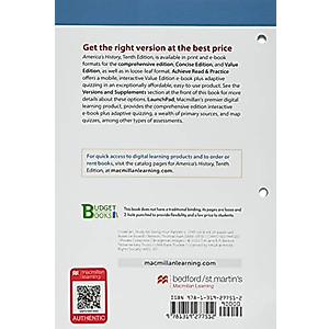 Loose-leaf Version for America's History, Value Edition, Volume 2