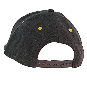 John Deere Faux Melton Wool-Charcoal-Os