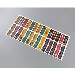 14 Groups Colourful Custom Design Back Tag Label Stickers for Gameboy Advance GBA Console