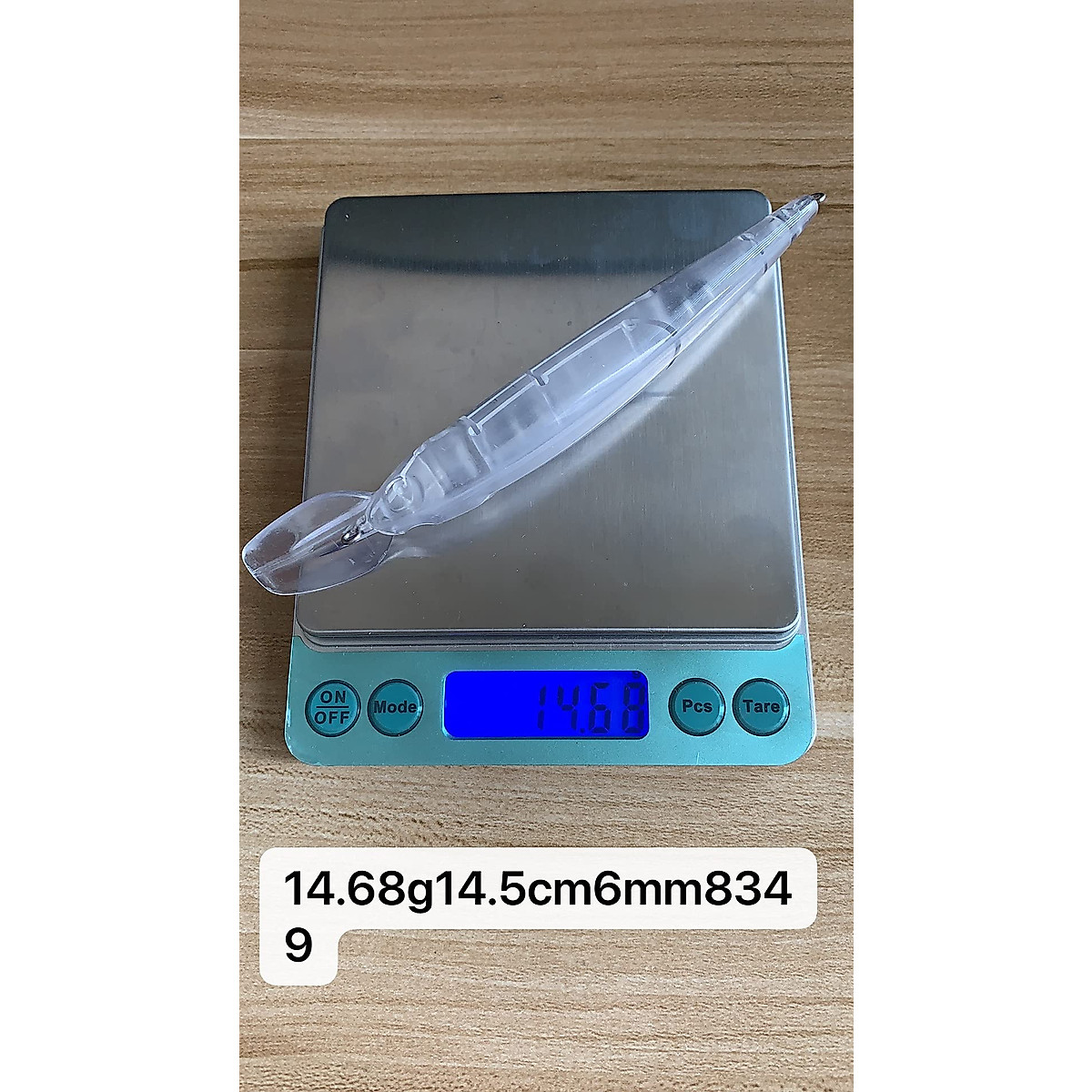 10PCS Blank Unpainted Minnow Bait top Water Fishing Hard crankbait Lures 145mm 14.68g 8349# Free Eye