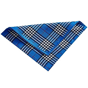 RDS HANKYTEX Men's Handkerchiefs 100% Cotton Checker Pattern 6 Pieces …