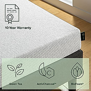 ZINUS 6 Inch Ultima Memory Foam Mattress / Pressure Relieving / CertiPUR-US Certified / Mattress-in-a-Box, Twin , Brown