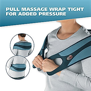 Wahl Corded Light Rotational Kneading Body Massage Wrap with Targeted Massage Nodes and Heat for Shoulder, Back, Leg, and Calf Pain Relief – FSA Eligible - Model 4270