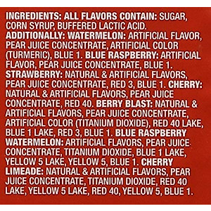 Ring Pop Hard Candy Pops, Variety Pack,2.55 pounds, 44 Count