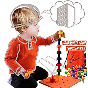 Skoolzy Peg Board Set - Egg Toy