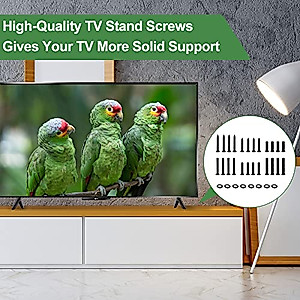 TV Stand Screws and Washers for Samsung TV Stand Screws Kit, for Samsung 32" 40" 43" 45" 50" 55" 60" 65" 70" 75" 80" 85" TV Legs Screws, TV Mount Screws for Samsung TV Stand Leg Screws