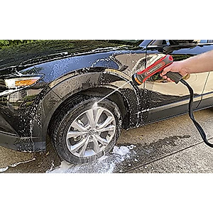 Rheem HotWave Multipurpose Heated Hose Nozzle Sprayer, Red