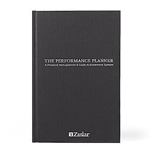 The Performance Planner | Linen Edition | By Zig Ziglar | 6x9 inch Hardcover Daily Planner Journal and For Daily Weekly Monthly and Yearly Goal Setting And Achieving