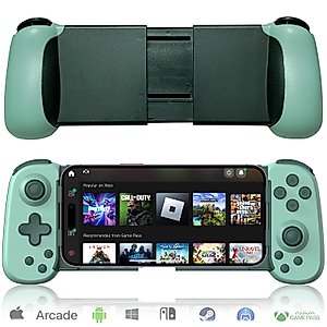 arVin Mobile Gaming Controller for Android, iOS with Phone CASE Support, Wireless Gamepad for iPhone/iPad/Samsung/Tablet/Switch/PS4/PC - Play Xbox Cloud Gaming/PS Remote Play/Steam Link/GeForce Now