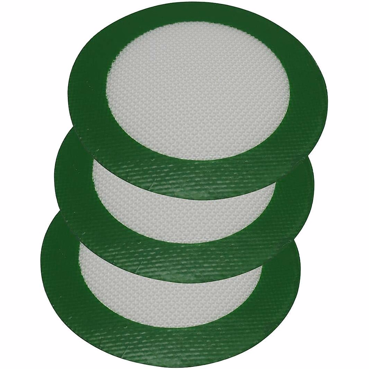 10 PCS Random Colors 5.5 Inch Round Non-Stick Silicone Baking Mat Pad - Perfect for Cakes, Macarons