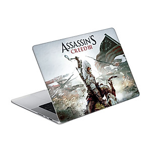 Head Case Designs Officially Licensed Assassin's Creed Game Cover III Graphics Vinyl Sticker Skin Decal Cover Compatible with MacBook Pro 16" A2485