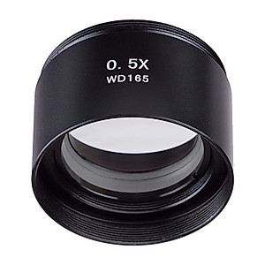 Vision Scientific VAF05 0.5X Barlow Lens for Stereo/Industrial Microscopes (48mm) (Suitable for VS-1F VS-2F VS-3F VS-5F VS-7F VS-8F VS-9F Series)