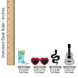 Big Dot of Happiness in My Party Era - DIY Shaped Celebrity Concert Party Cut-Outs - 24 Count