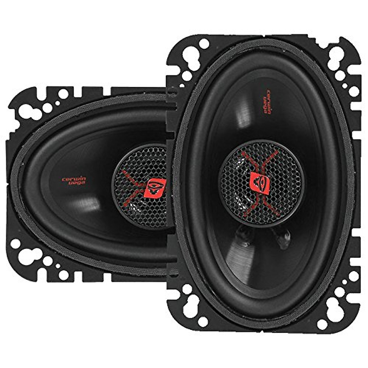 Cerwin-Vega H746 4" x 6" 30W RMS / 275W MAX 2-Way Coaxial Speakers Set of 2 - Black
