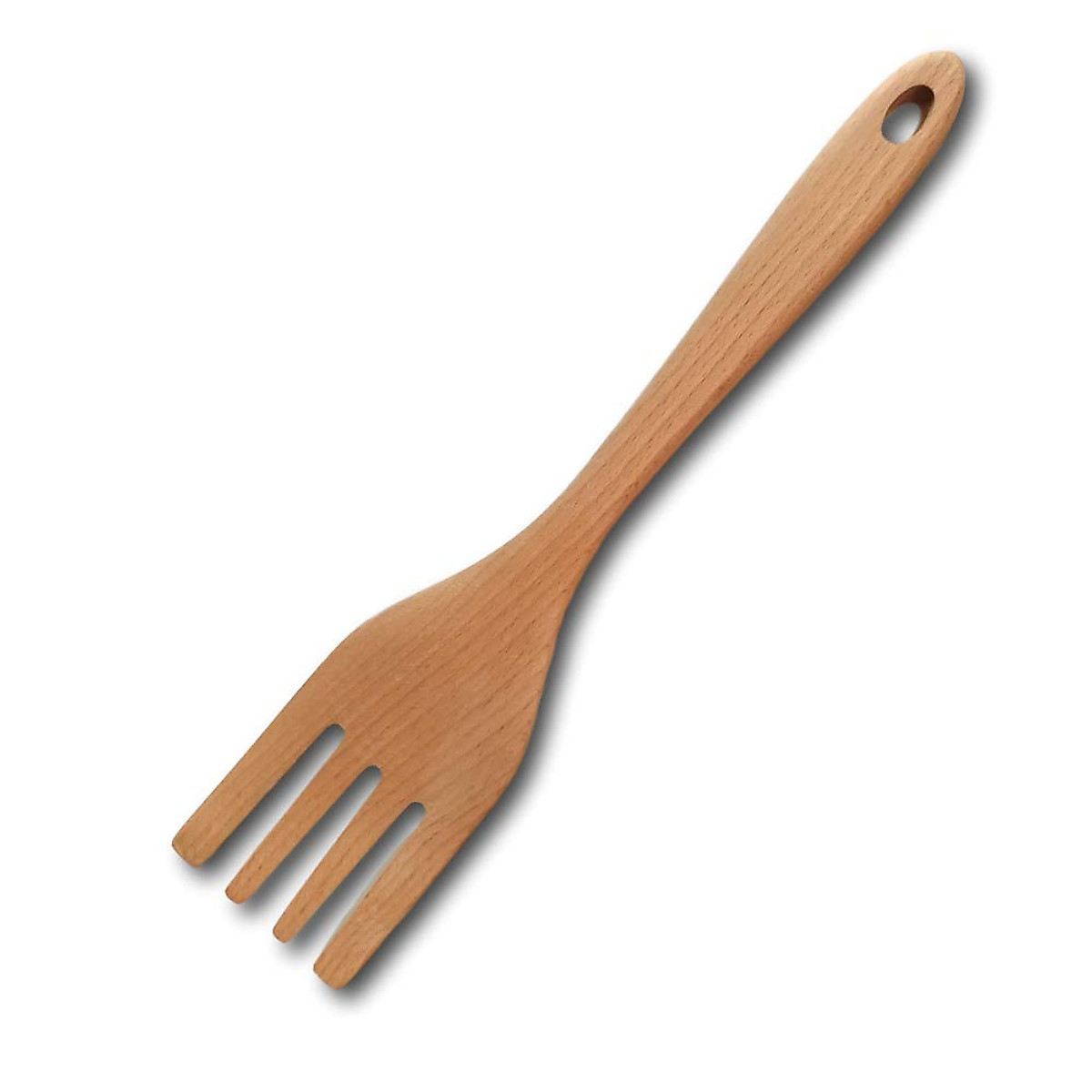 1PC Wooden Spatula,1PC Wooden spoon and 1PC Wooden fork in a set, Handmade Organic Beech Wood Utensil For Kitchen, Natural Nonstick Hard Wood Spatulas And Wood Spoon Set, Premium Wood Cooking Set