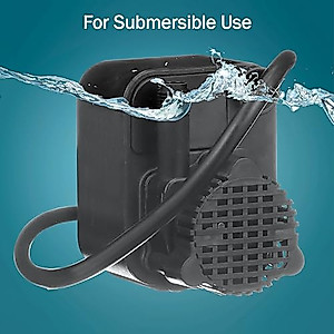 Little Giant PE-1H 115-Volt, 1/125 HP, 170 GPH Epoxy Encapsulated Small Submersible Direct Drive Pump with Hooded Volute, 6 Ft. Cord, Black, 518203