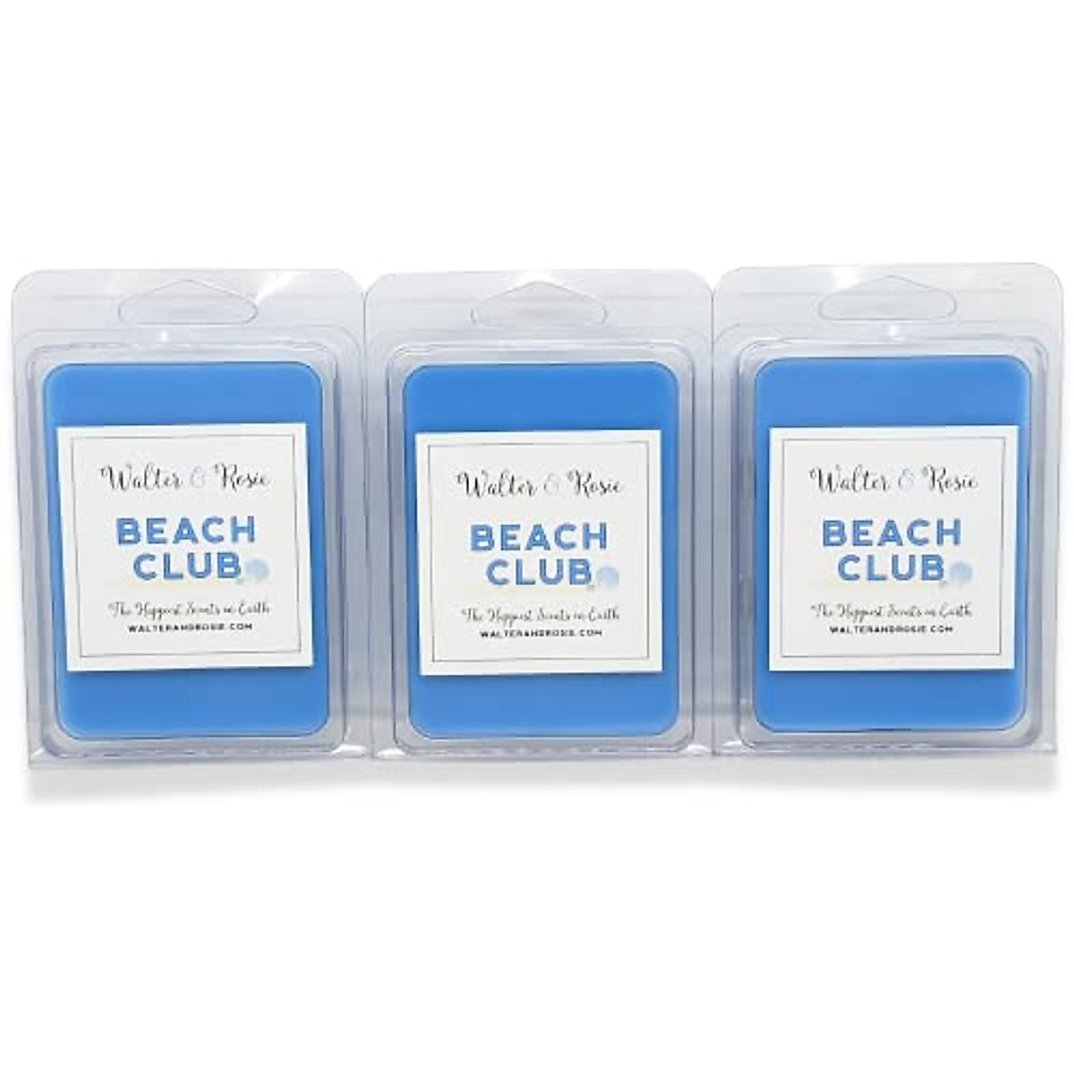 Walter & Rosie Candle Co. - Beach Club Wax Melt - 3 Pack - Scented Candles Inspired by Disney Scents - Smell Like Disney Resorts - The Happiest Scents on Earth - Soy Blend - Up to 18 Hrs