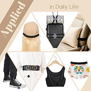 Dreamlover Elastic Band for Wig, Wig Band for Laying Edges, Lace Melting Band, Black Elastic Band for Sewing, 1 Inch x 6 Yard