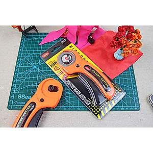 FixtureDisplays® Set of 3 Pcs Rotary Fabric Carpet Convass Cutting Retractable Blade 13781 13781