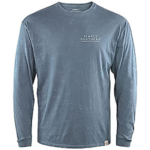 Simply Southern Life is Better with Dogs Long Sleeve Dog T Shirt Bluestone