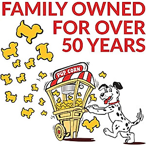 Pup Corn Plus - Puffed Dog Treats with Prebiotics and Probiotics - Chicken and Cheddar Cheese (4oz) - Made in USA (Pack of 3)