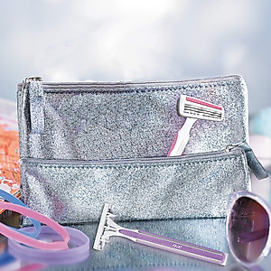 BIC Silky Touch 3 Women’s Disposable Razor, Assorted, 8 Count