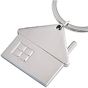 glasstore Small House Shaped Pendant Keychains,Cute Cartoon House With Window keychain Bag Hanging Fashion Charm Gifts Jewelry,10pcs