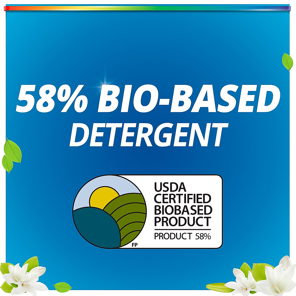 Purex Liquid Laundry Detergent, Natural Elements Linen & Lilies, 2X Concentrated, 126 Loads, 82.5 Fl Oz