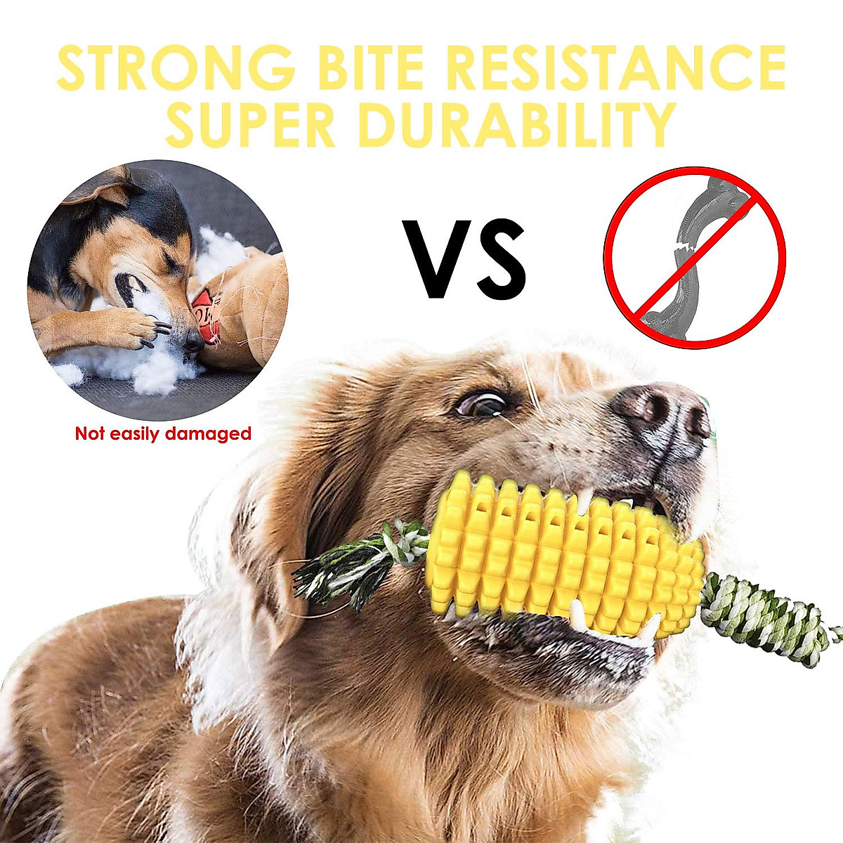 Dog Toothbrush Dog Chew Toys for Aggressive Chewers Large Breed Medium Breed,Dog Dental Care Teeth Cleaning Chew Toys