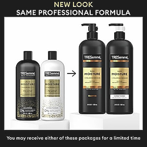 TRESemmé Rich Moisture Shampoo and Conditioner Rich Moisture 2 Count for Dry Hair Formulated With Vitamin E and Biotin 28 oz