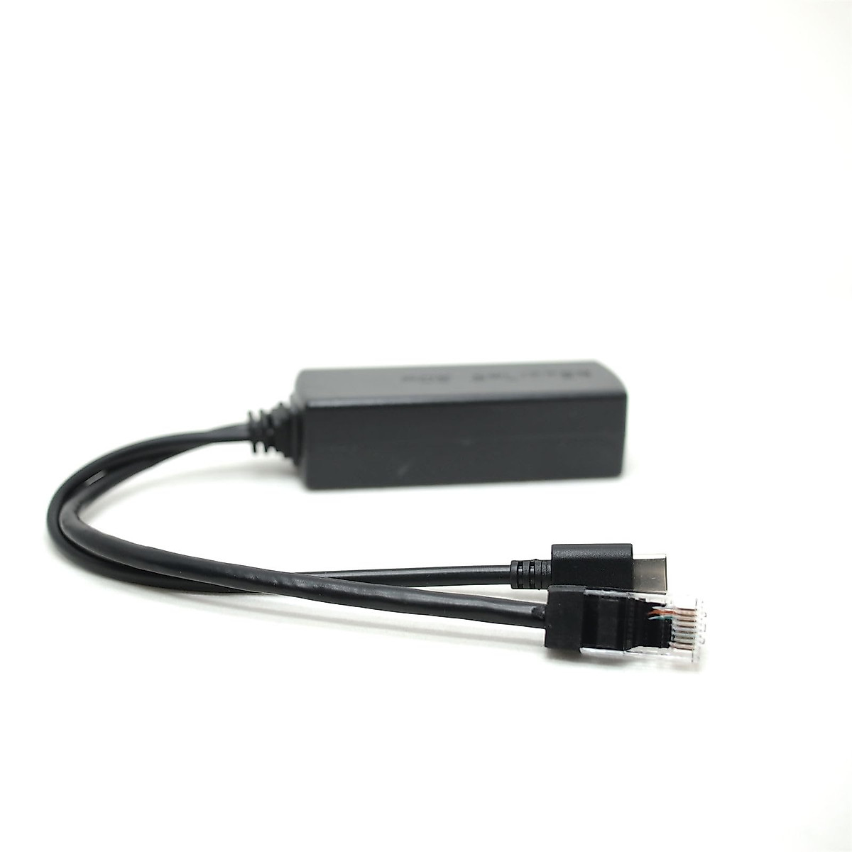 DSLRKIT Gigabit USB Type C Active PoE Splitter 48V to 5V IEEE802.3af Power Over Ethernet for Raspberry Pi 4 4B