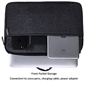 Portable Drawing Tablet Monitor Carrying Bag Case Protective Sleeve for Huion KAMVAS Pro 13 GT-133,GT-116, Huion Q11K V2, Wacom Cintiq 13HD, Xp-Pen Artist12 (Space Gray)