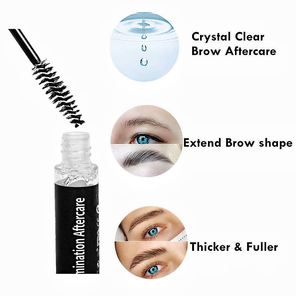 Brow Lamination and Lash Lift Nutrition Clear Eyelash Perm Aftercare Save Burning Eyelash & Eyebrow, Keratin Boost Care Fix Messy Brows/Lashes into Neat Look for 8 Weeks